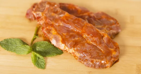 gemarineerde spieringkotelet